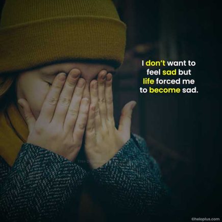 Sad Quotes in English | 1500+ Sad Status in English | HeloPlus