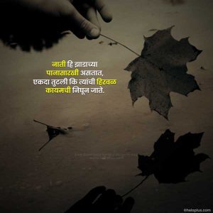 Sad Status in Marathi | 1500+ बेस्ट सैड स्टेटस मराठी मध्ये | HeloPlus